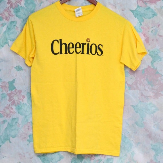 Vintage 90s Cheerios Logo T-Shirt Size Small