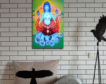 Graffiti Wall Art, Elemental Totem Print - FREE Shipping - Nature ...