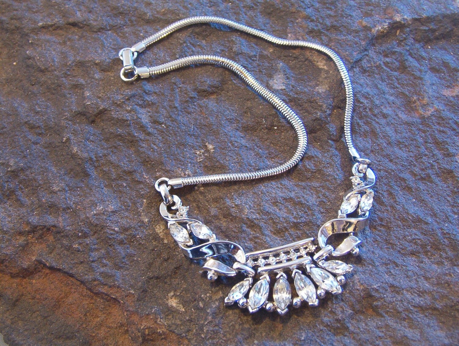 Vintage Trifari Rhinestone Necklace – Haute Juice