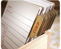 Popular items for address card box on Etsy
