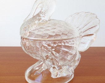 Clear glass bowl | Etsy