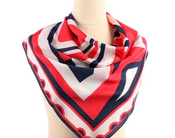Popular items for red white blue scarf on Etsy