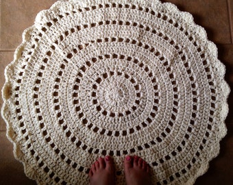 Crochet door mat | Etsy