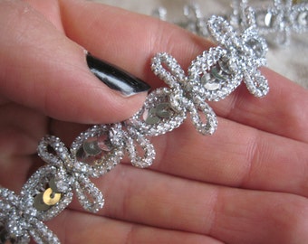 ELASTIC Gold SPOTLIGHT sequin Rick Rack by TrimKo on Etsy