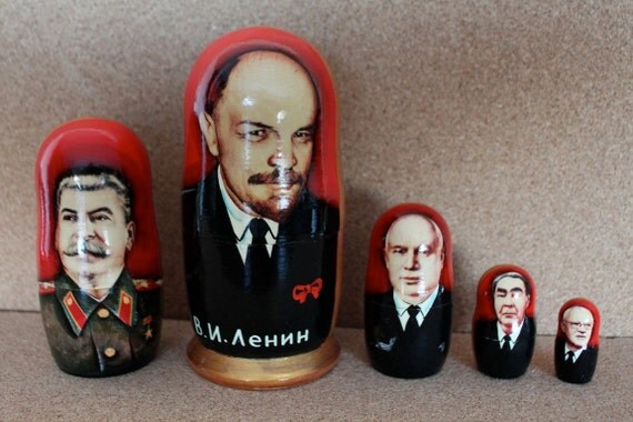 Russian Leaders Nesting dolls Stacking Dolls babushka dolls