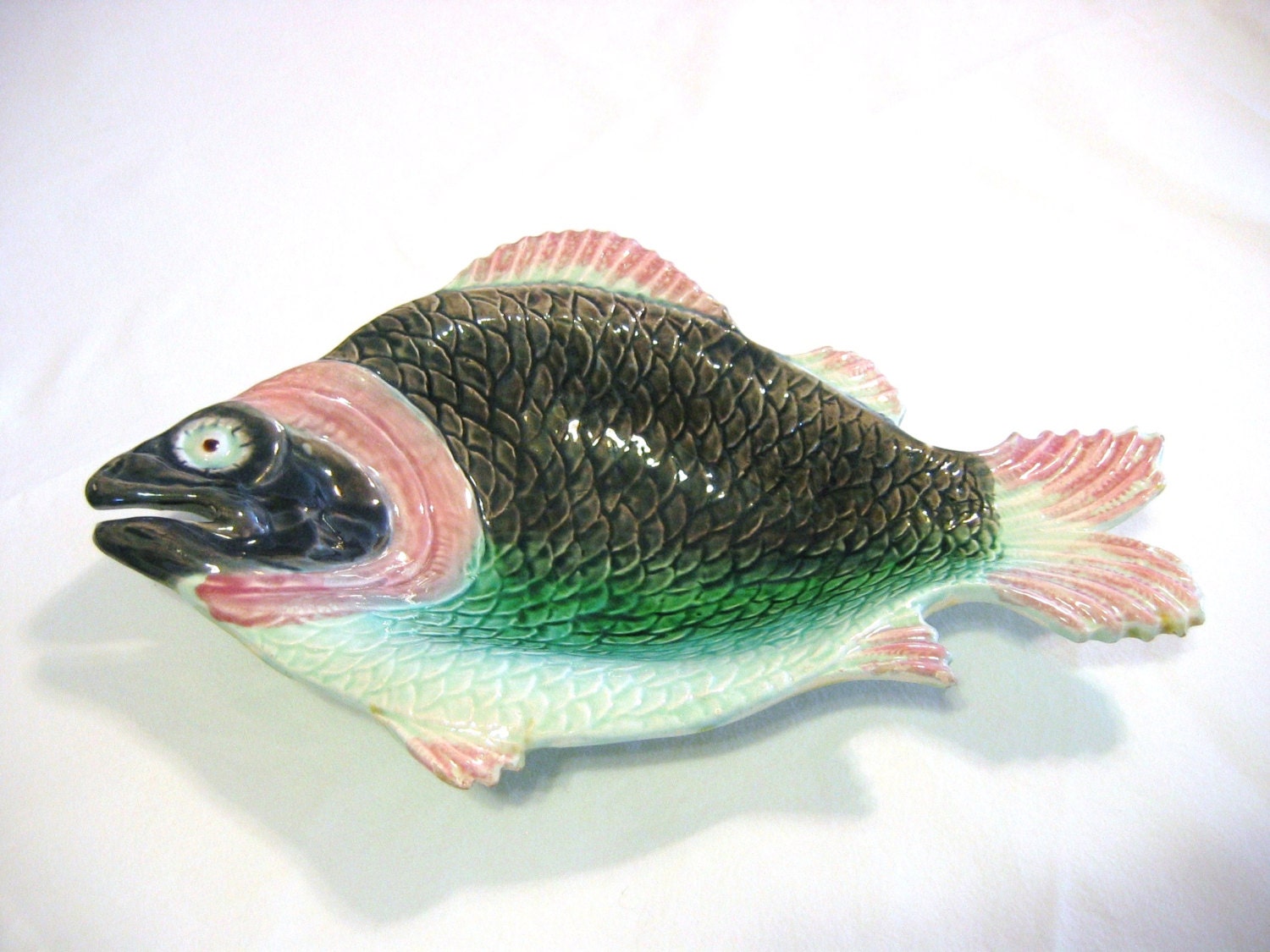 Vintage Textured Ceramic Fish Serving Dish – Circa 1950 – Haute Juice