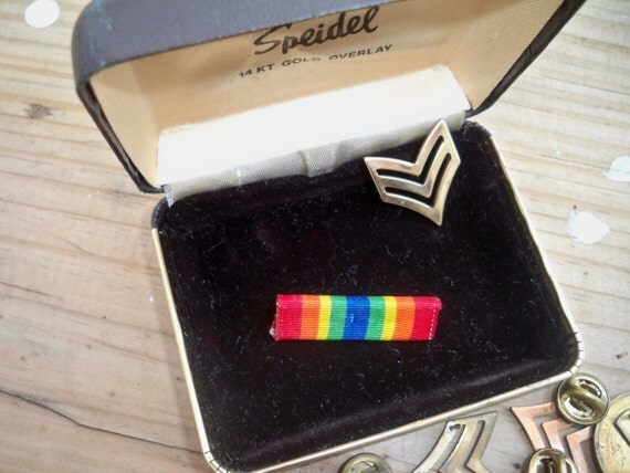 Vintage US Army Military Uniform Pins Own a Piece of