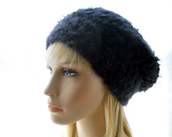 Popular items for black fuzzy hat on Etsy