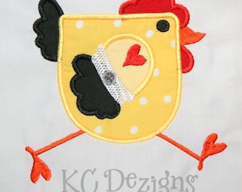 Chicken embroidery | Etsy