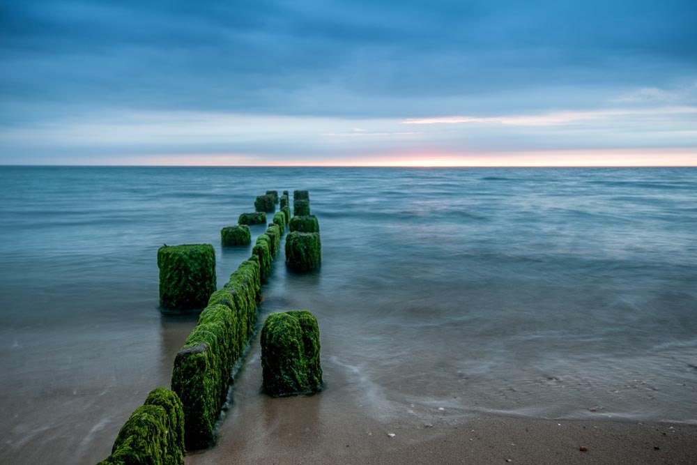Inkwell beach sunrise Martha's Vineyard Fine Art Print