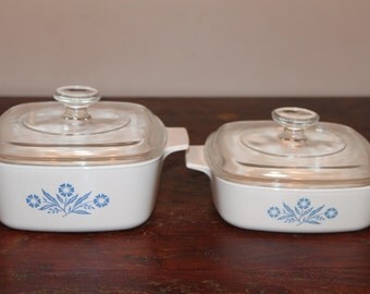 Popular items for blue casserole dish on Etsy