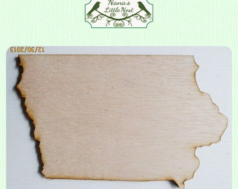 Washington State Large Wood Cut Out Laser Cut by nanaslittlenest