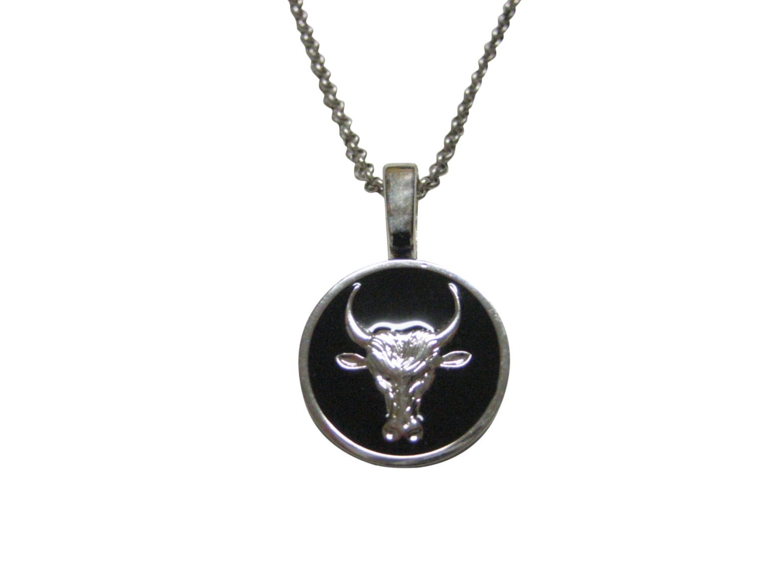 Bull Pendant Necklace by AvantGardeDesign on Etsy