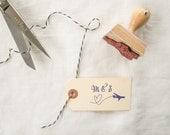 Custom rubber stamps wedding designs lovely by papersushi on Etsy