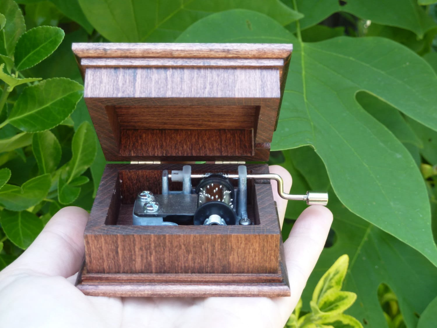 music box flower music box flower girl gift wooden music