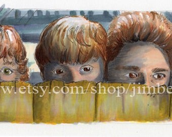 Poltergeist Closet Ghost Art Poster Print by Jimbeanus on Etsy