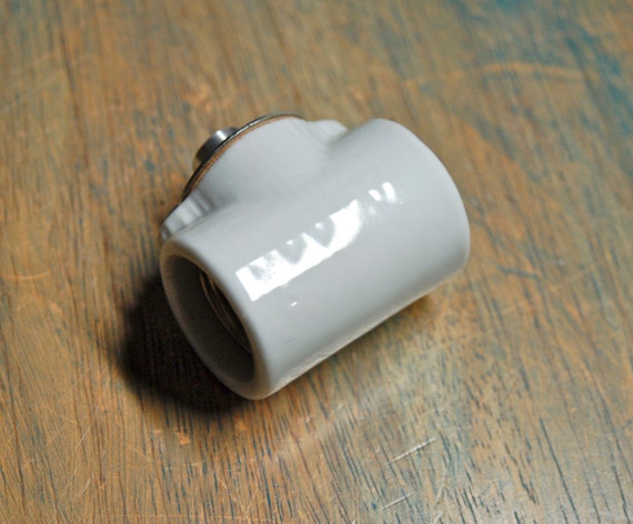 Two Sided Porcelain Light Socket Twin Lamp Holder Double