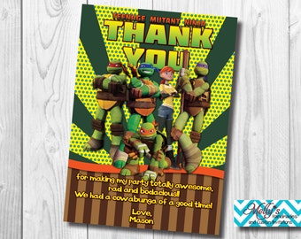 Popular items for tmnt thank you on Etsy
