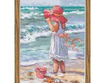 Beach cross stitch | Etsy