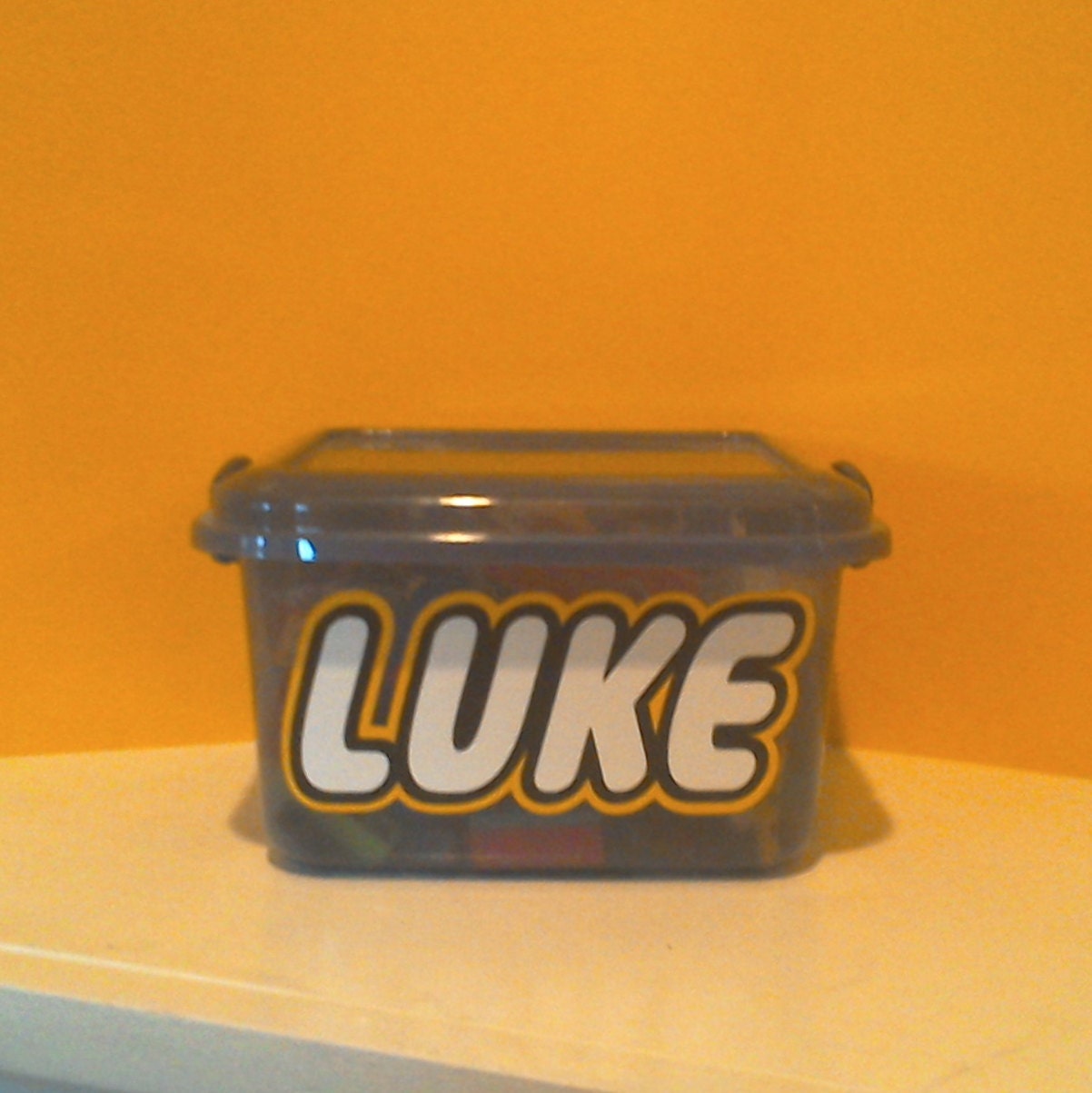 Personalized Lego Name Medium Vinyl Decal by TypoRific on Etsy