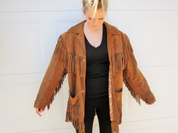 An 'Easy Rider' Split Leather Jacket Size 40