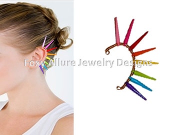 Spike ear cuff | Etsy