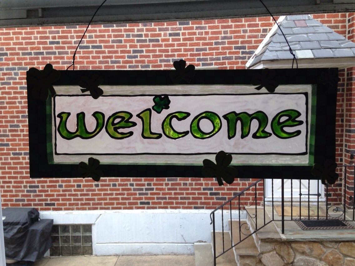 Irish Welcome Sign