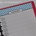 Password log Chevron printable checklist perpetual PDF