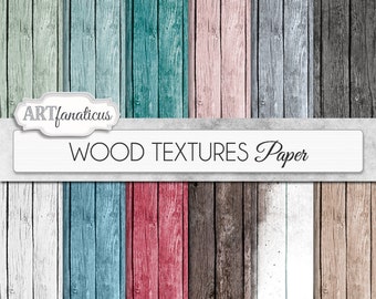 Rustic Wood Papers WOOD RUSTIC shabby wood by Artfanaticus on Etsy