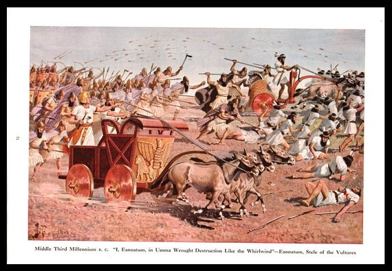 Ancient Mesopotamia Battle between EANNATUM King of by PageStudio