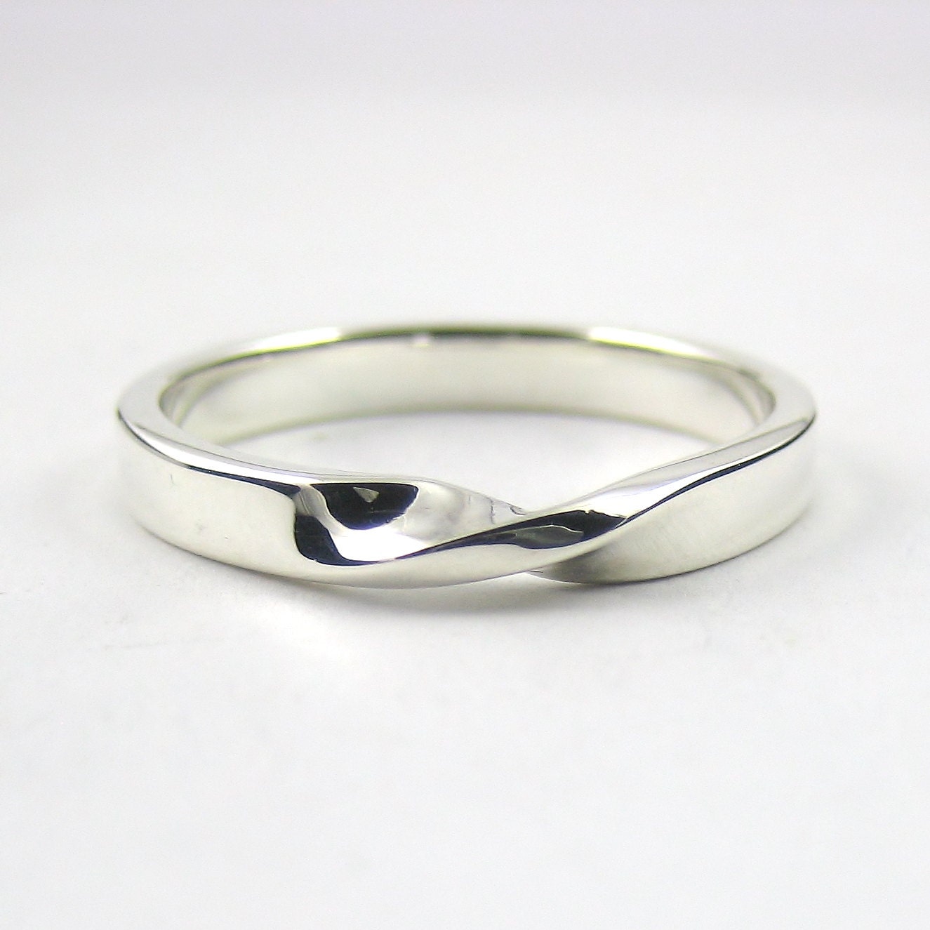 Silver Mobius Ring Infinity Ring Sterling Silver Ring