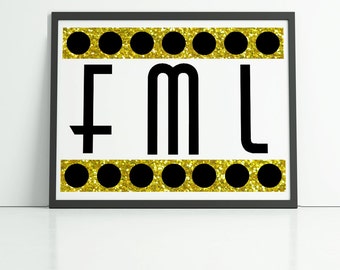 Popular items for fml on Etsy