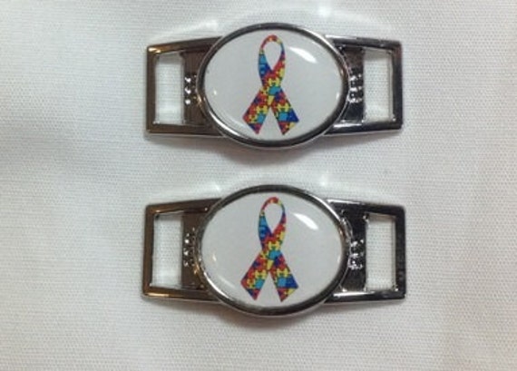 Autism Awareness Ribbon Paracord Shoe Lace by CreationsbyDewDrop