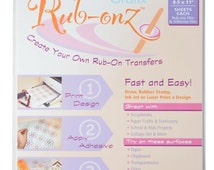 Popular items for rub on transfers on Etsy