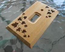 Popular items for wood switch plate on Etsy