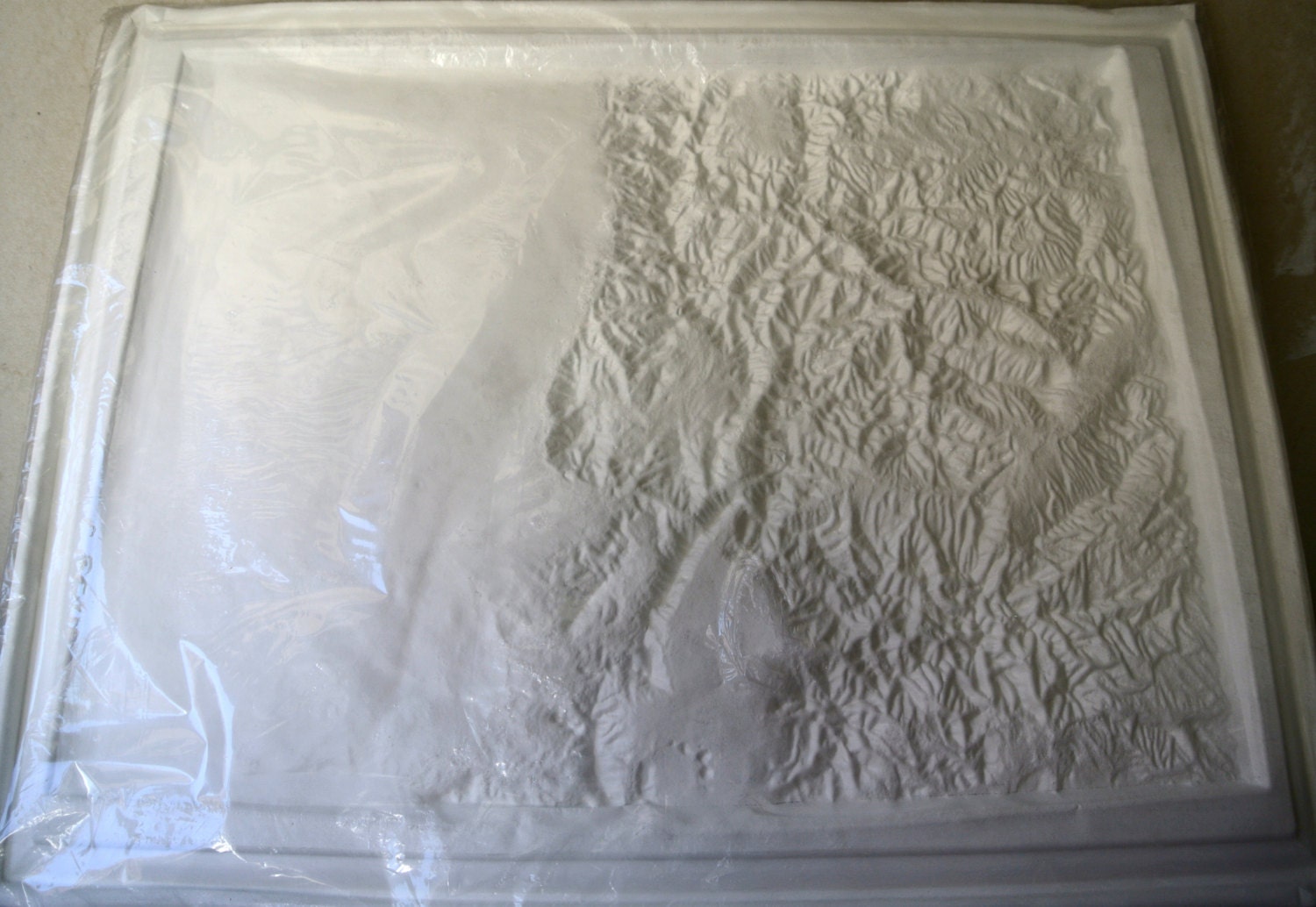 Vintage Kistler Graphics 3D map of Colorado Educational