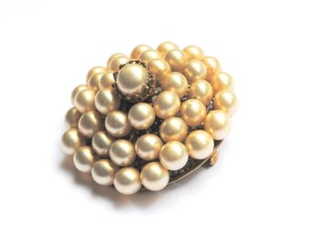 Antique French Hand Painted Brooch by MadameMauricette on Etsy