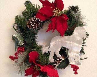 Australian Shepherd Dog Tree Topper Holiday by ScreenDoorGrilles