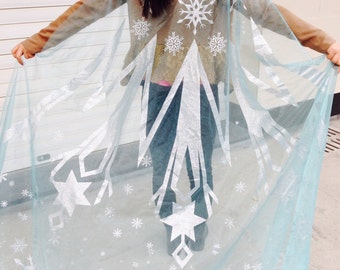 ELSA CAPE ~ Glacier Blue and Silver ~ This cape will be made when ...