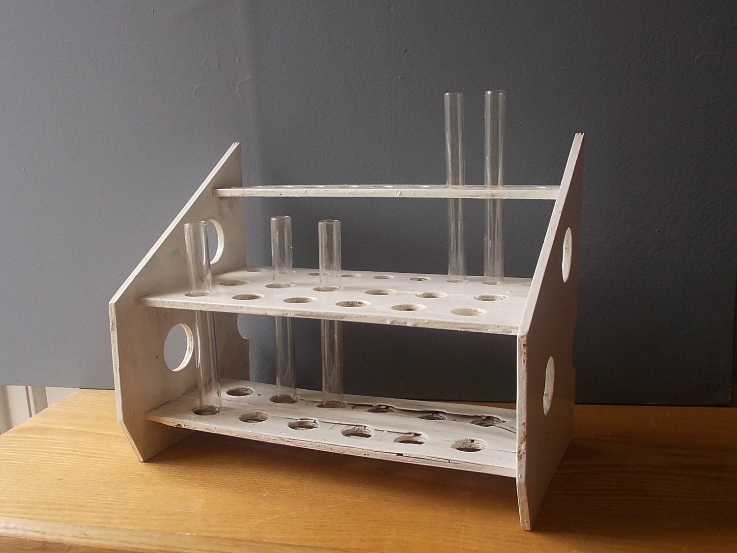 Test Tube RACK / Vintage Lab Wear / Test Tube Holder Made in USSR ...