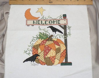 Popular items for fall cross stitch on Etsy