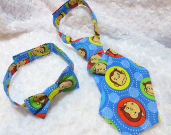 Popular items for curious george tie on Etsy