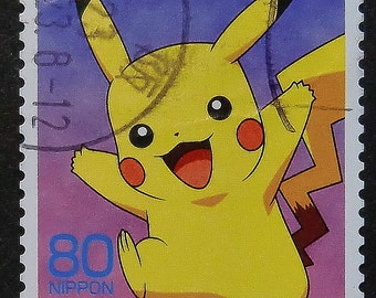 Pikachu stamp | Etsy