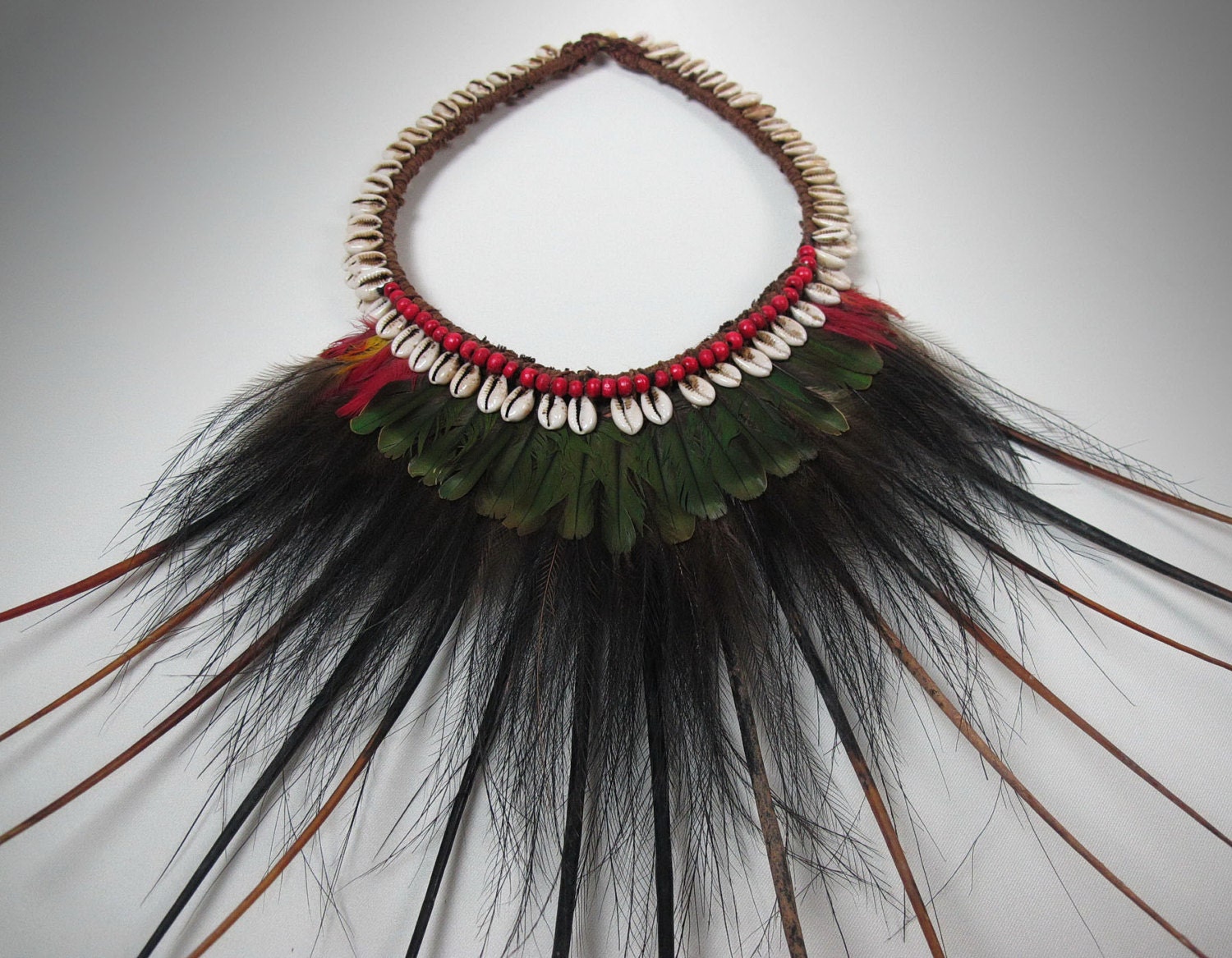 Vintage Tribal Chest Ornament.Papua New Guinea Dany Tribe Ceremonial ...