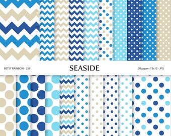 Digital paper scrapbook paper clip art sets by BetsyRainbow