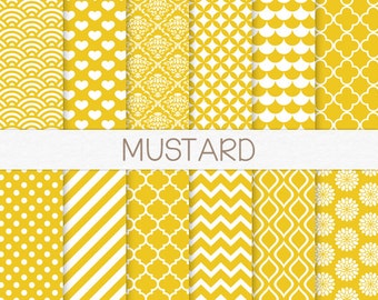Popular items for yellow damask paper on Etsy