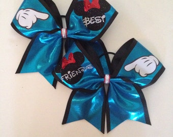 Bff cheer bows | Etsy