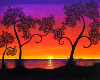 Squiggle tree | Etsy