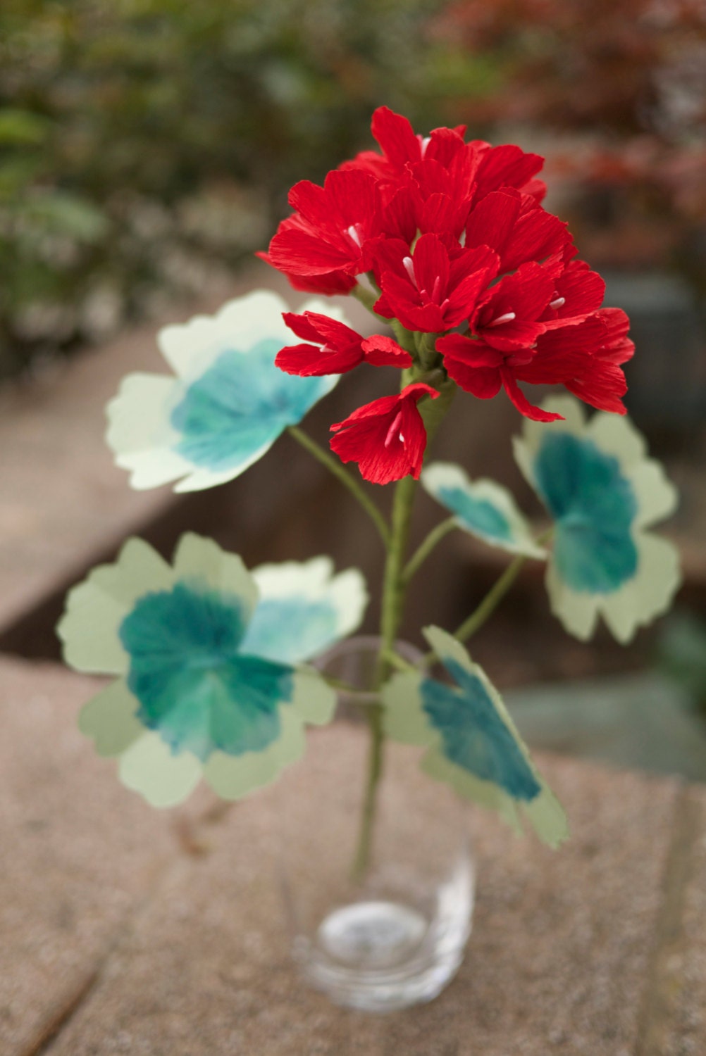 Paper Geranium Handmade Paper Flowers Geraniums available