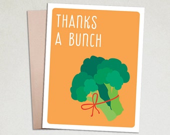 Thanks a bunch | Etsy